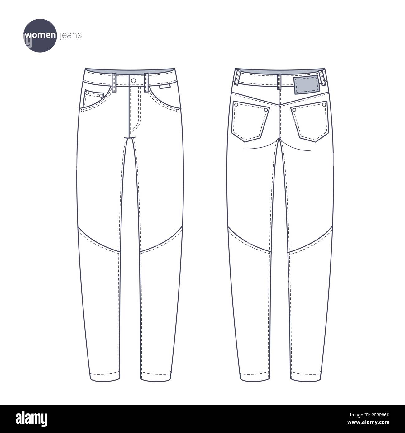 Black trousers Stock Vector Images - Alamy