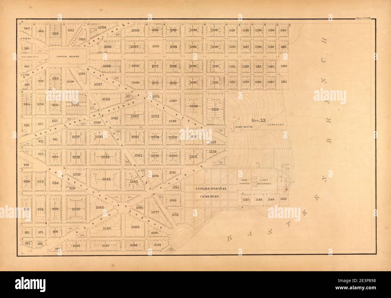 Map of the city of Washington - showing the sub-divisions, grades, and ...