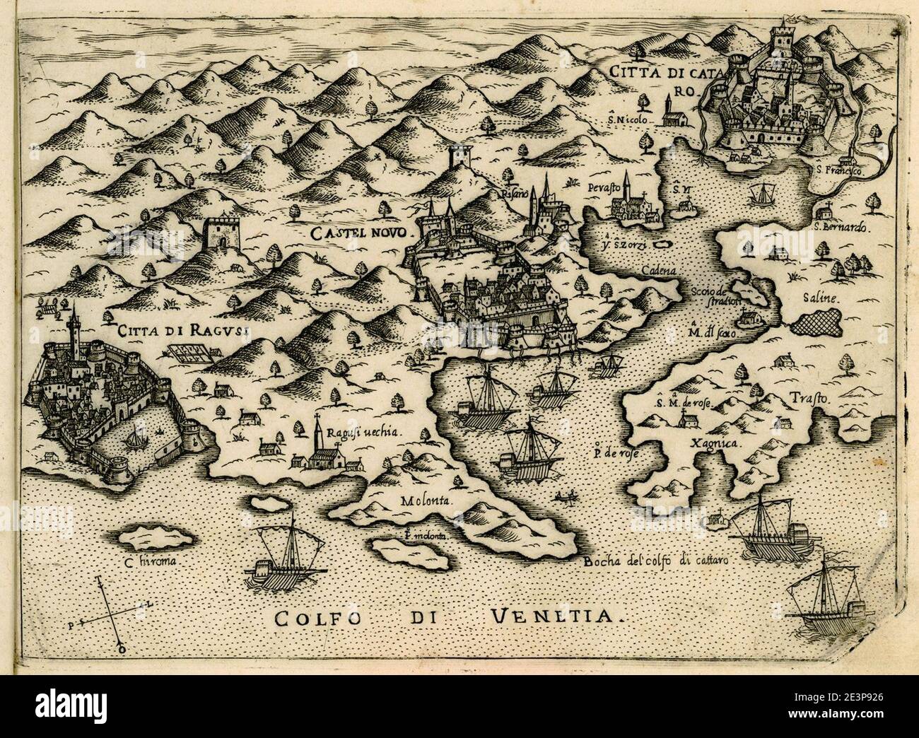 Ragusa map hi-res stock photography and images - Alamy