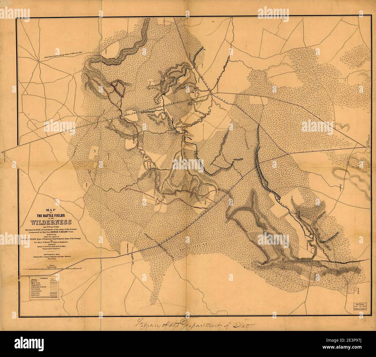 Battle Of The Wilderness Map