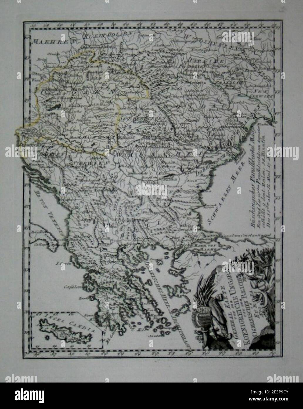 Map of the balkans hi-res stock photography and images - Alamy