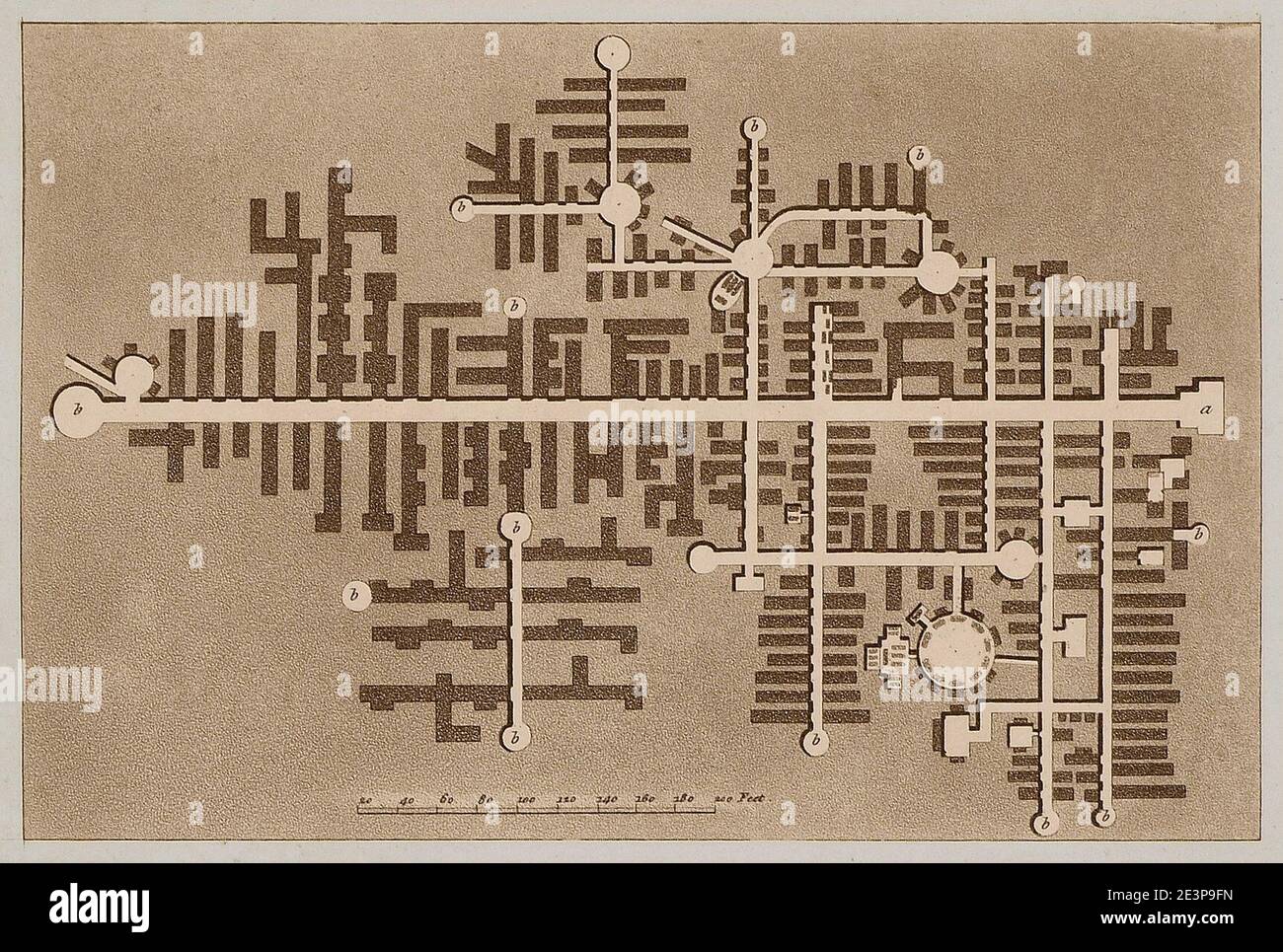 Map of the ancient city of Selinunte, in Sicily - Wilkins William ...