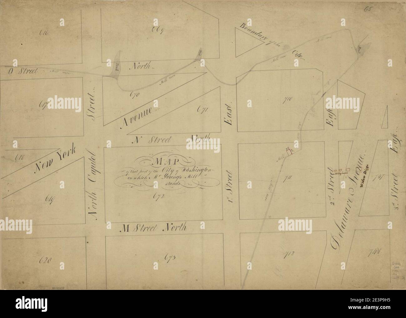 Map of mill city hi-res stock photography and images - Alamy