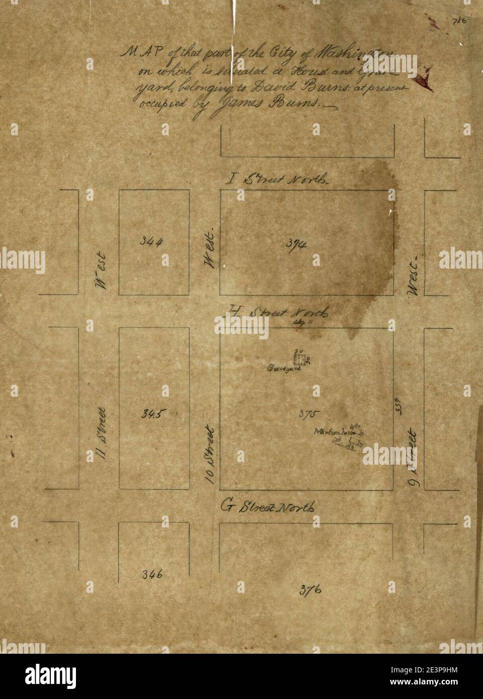 Map of burns hi-res stock photography and images - Alamy