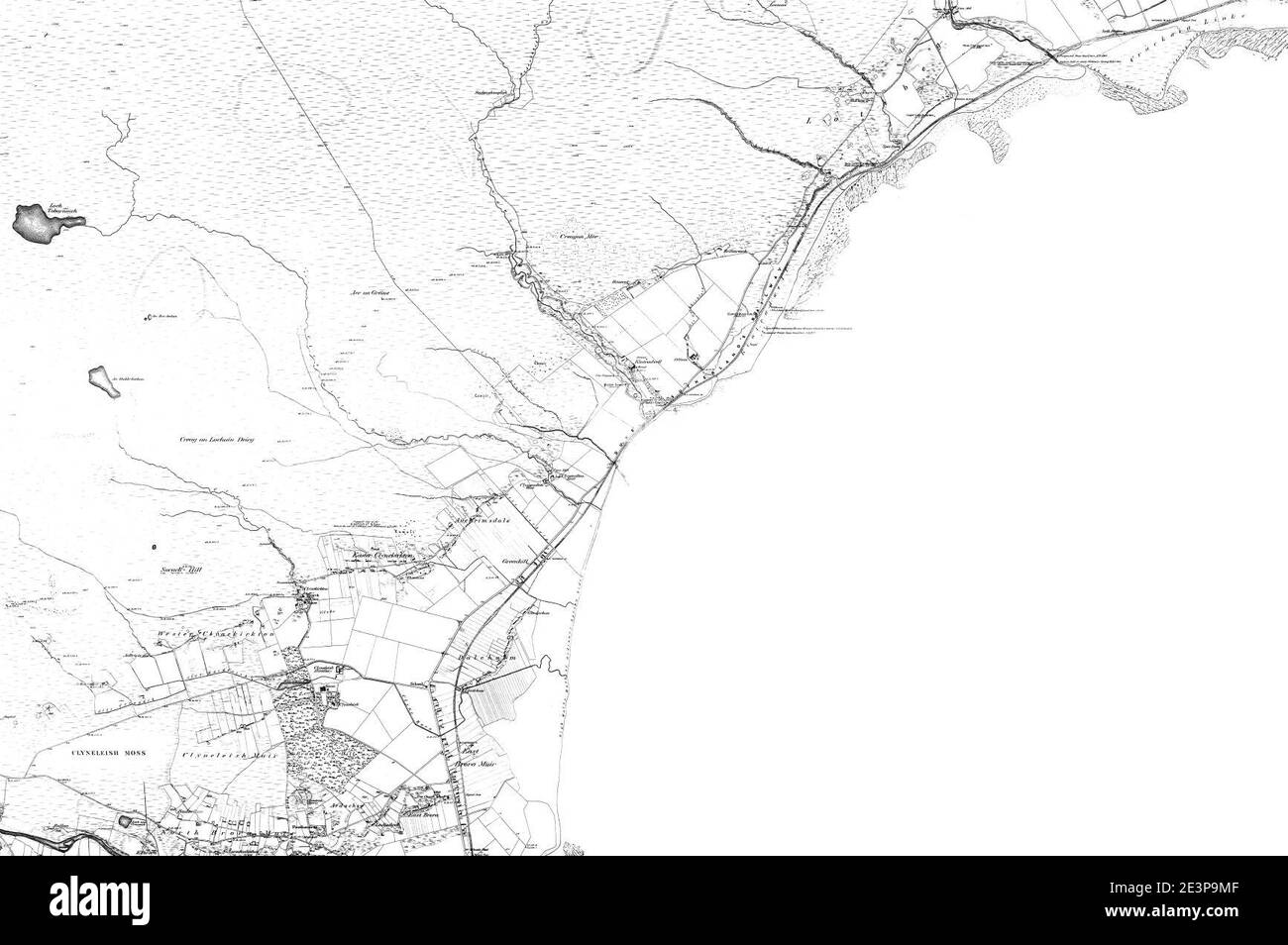 Map of Sutherland Sheet 098, Ordnance Survey, 1878-1881 Stock Photo - Alamy