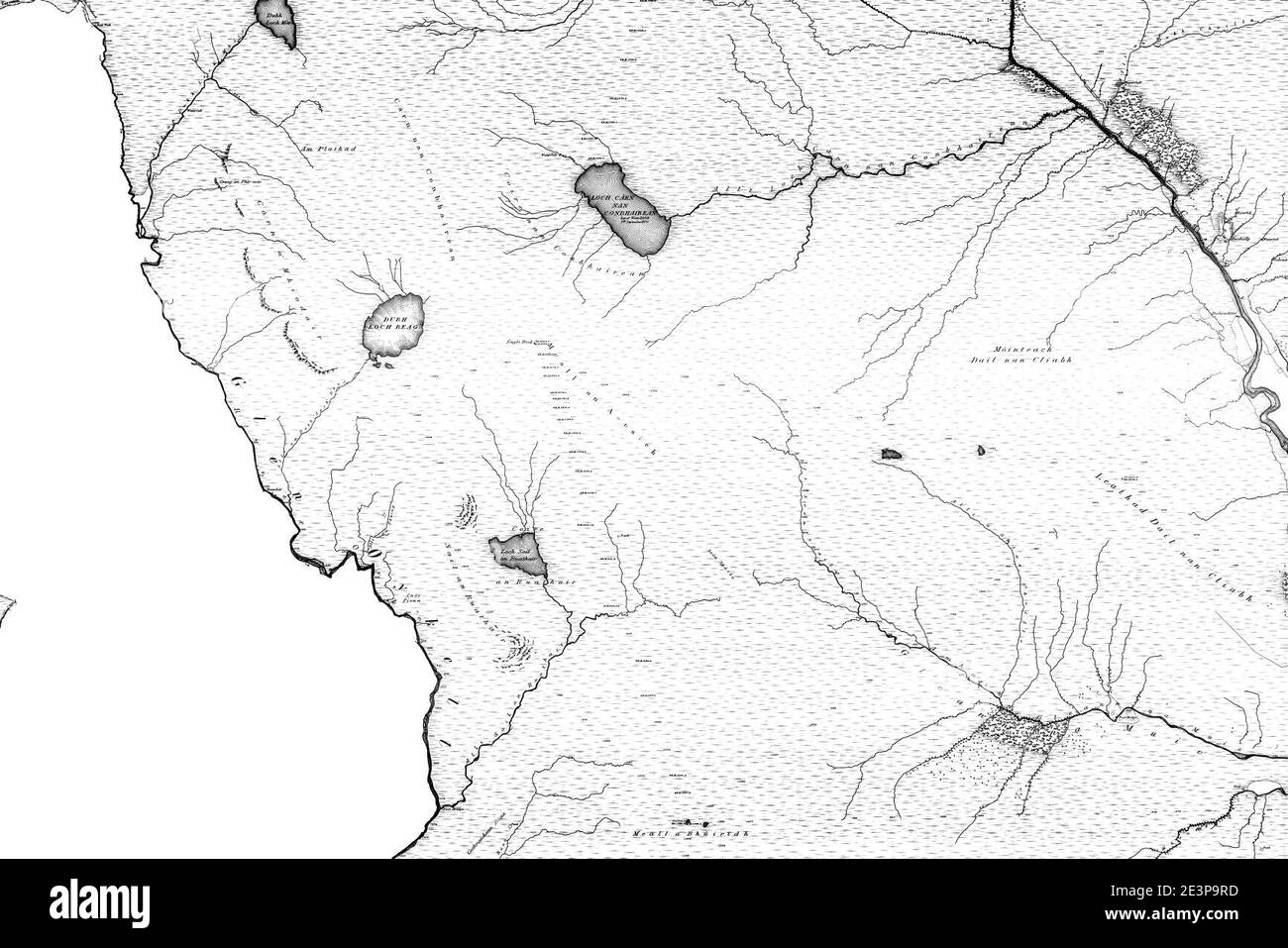 Map of Sutherland Sheet 083, Ordnance Survey, 1878-1881 Stock Photo - Alamy