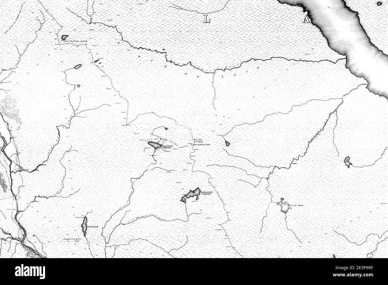 Map of Sutherland Sheet 084, Ordnance Survey, 1878-1881 Stock Photo - Alamy