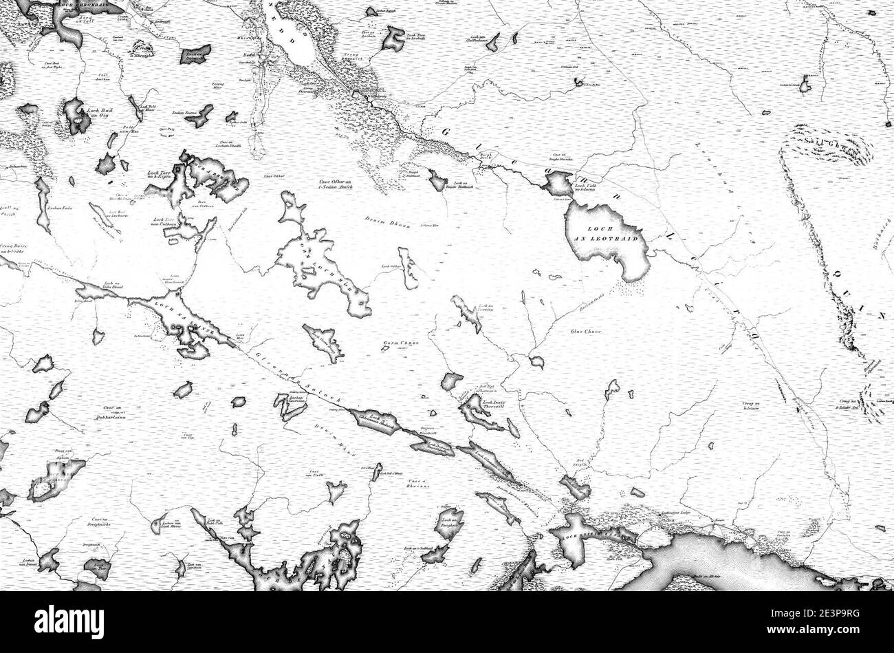 Map of Sutherland Sheet 059, Ordnance Survey, 1878-1881 Stock Photo - Alamy