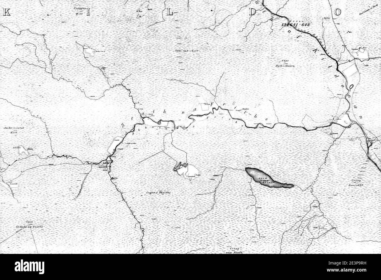 Map of Sutherland Sheet 066, Ordnance Survey, 1878-1881 Stock Photo - Alamy