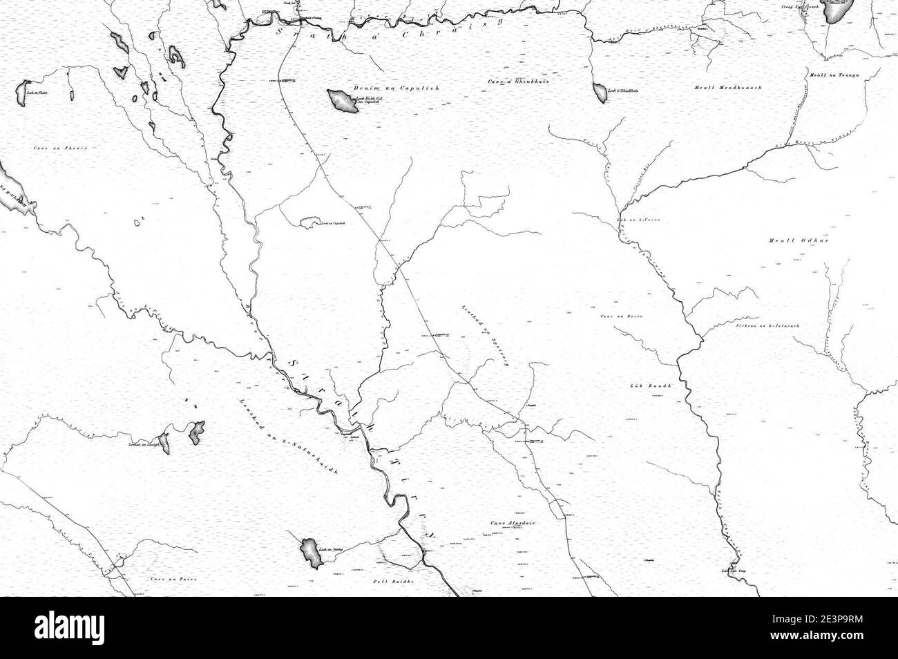 Map of Sutherland Sheet 074, Ordnance Survey, 1878-1881 Stock Photo - Alamy