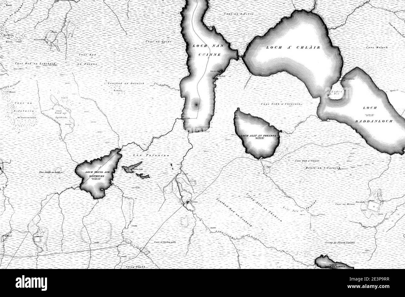 Map of Sutherland Sheet 055, Ordnance Survey, 1878-1881 Stock Photo - Alamy