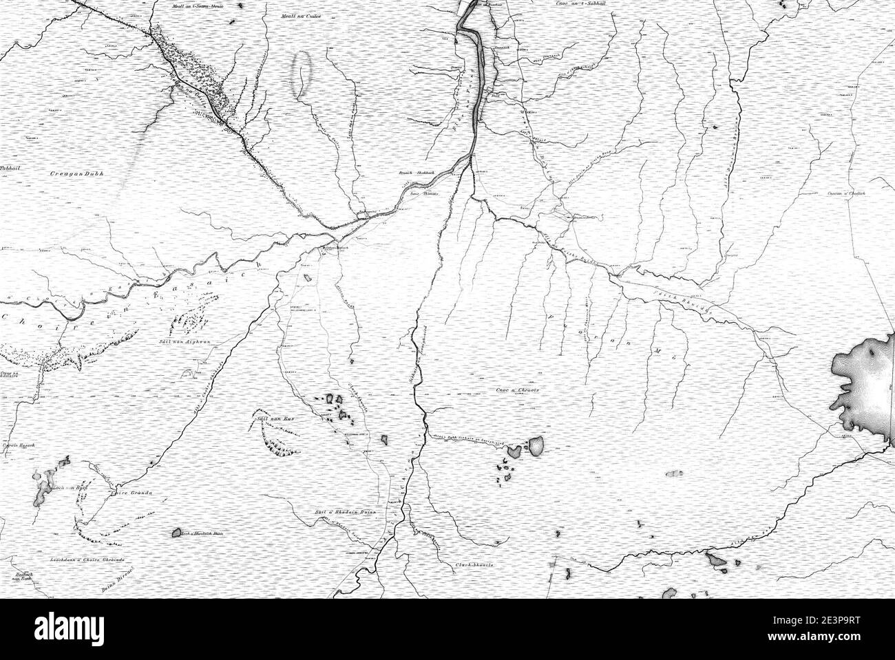 Map of Sutherland Sheet 042, Ordnance Survey, 1878-1881 Stock Photo - Alamy