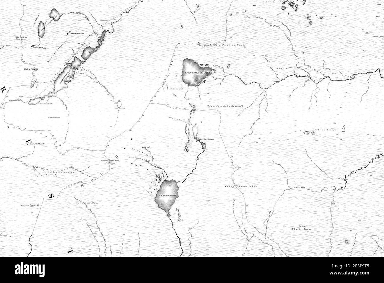 Map of Sutherland Sheet 052, Ordnance Survey, 1878-1881 Stock Photo - Alamy