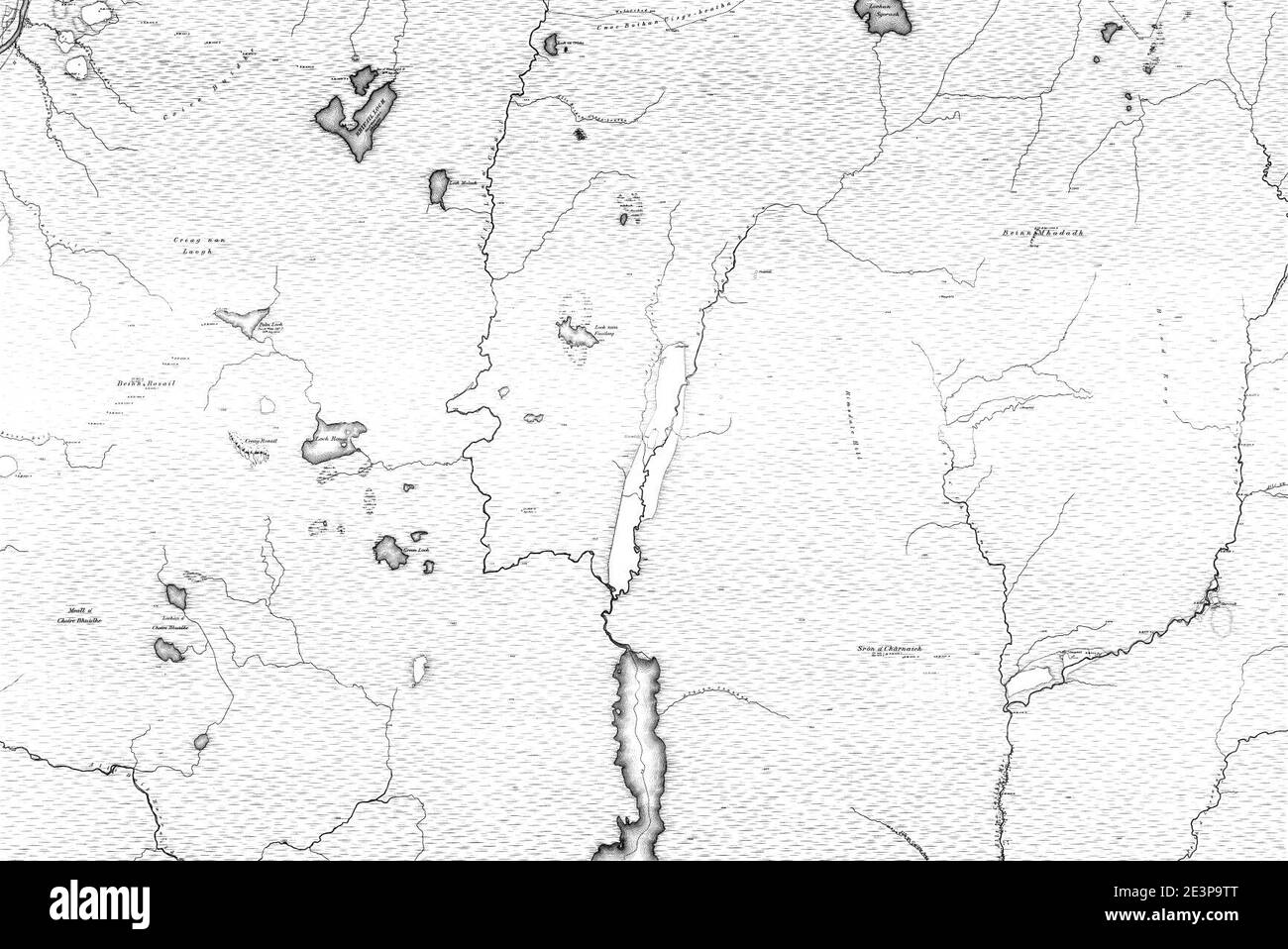 Map of Sutherland Sheet 045, Ordnance Survey, 1878-1881 Stock Photo - Alamy
