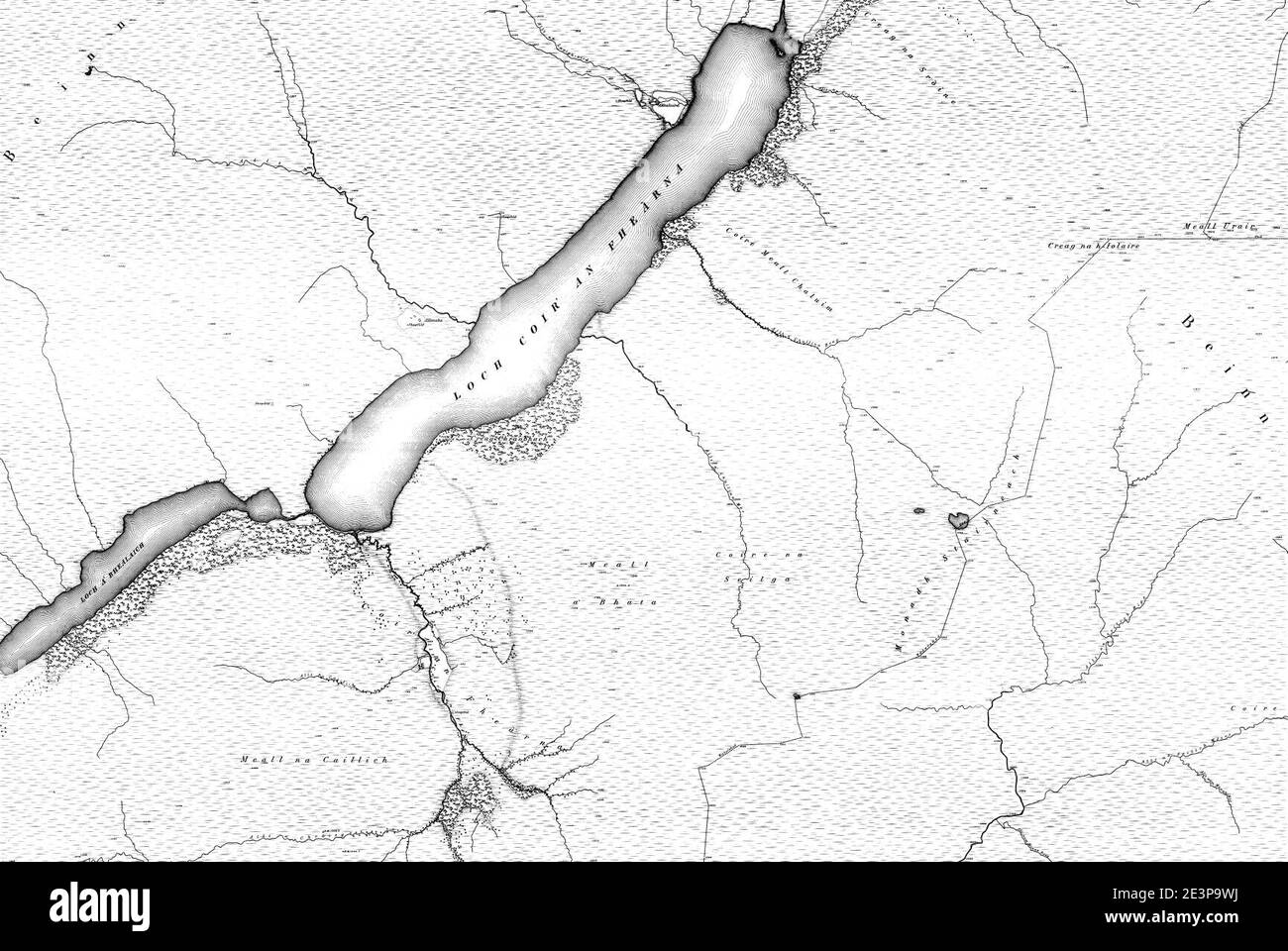 Map of Sutherland Sheet 064, Ordnance Survey, 1878-1881 Stock Photo - Alamy