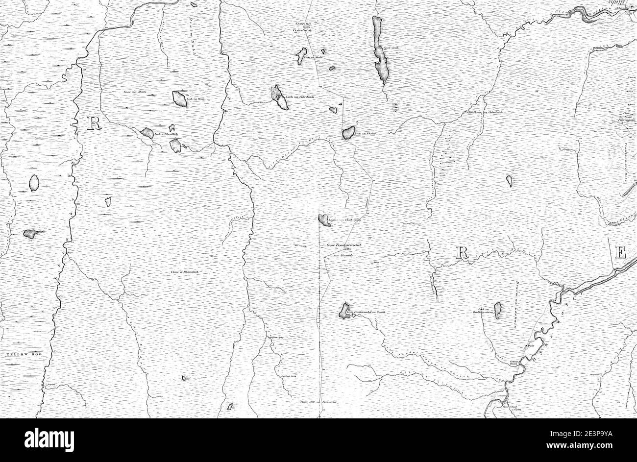 Sutherland map hi-res stock photography and images - Alamy