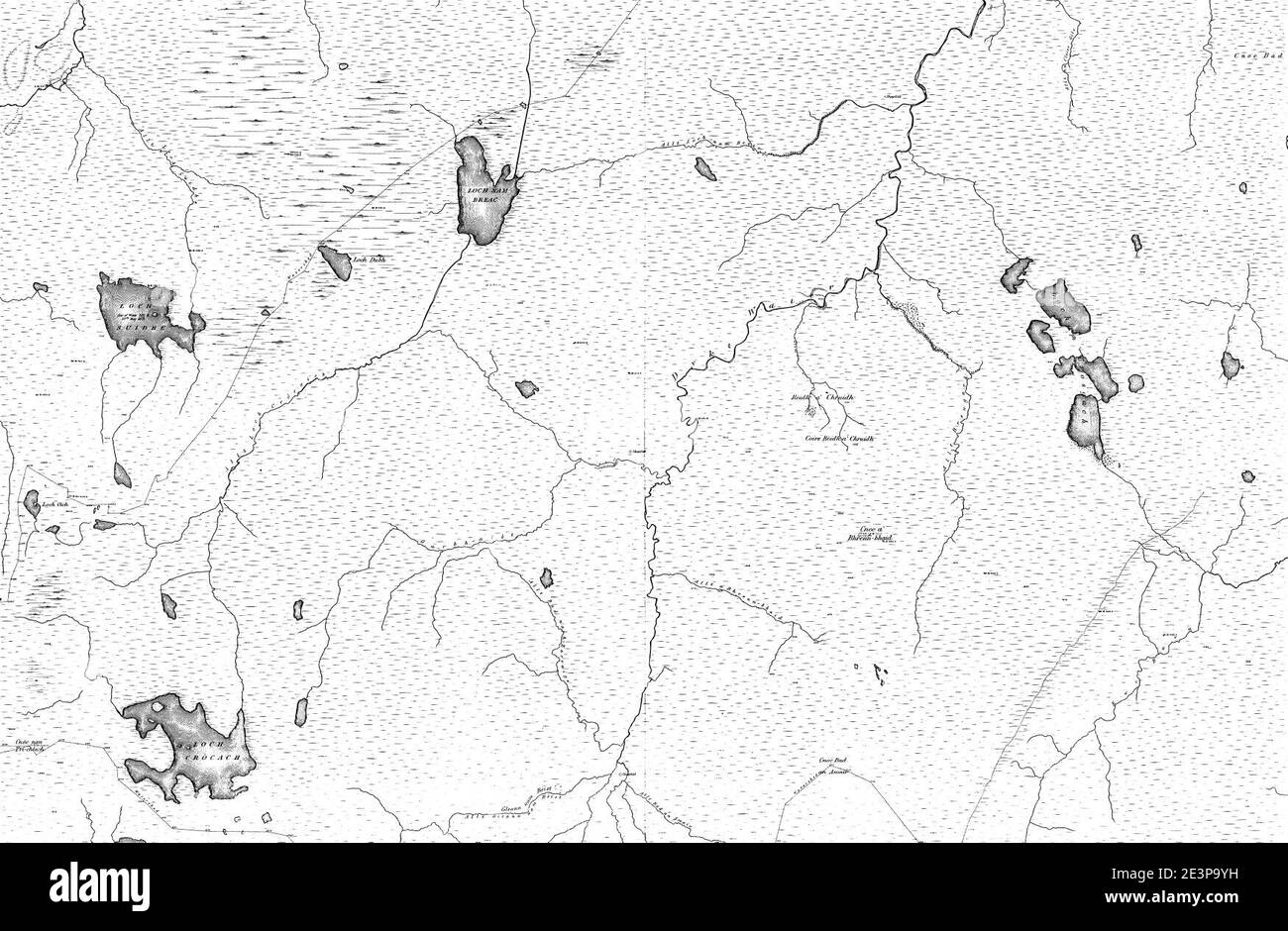 Map of Sutherland Sheet 037, Ordnance Survey, 1878-1881 Stock Photo - Alamy