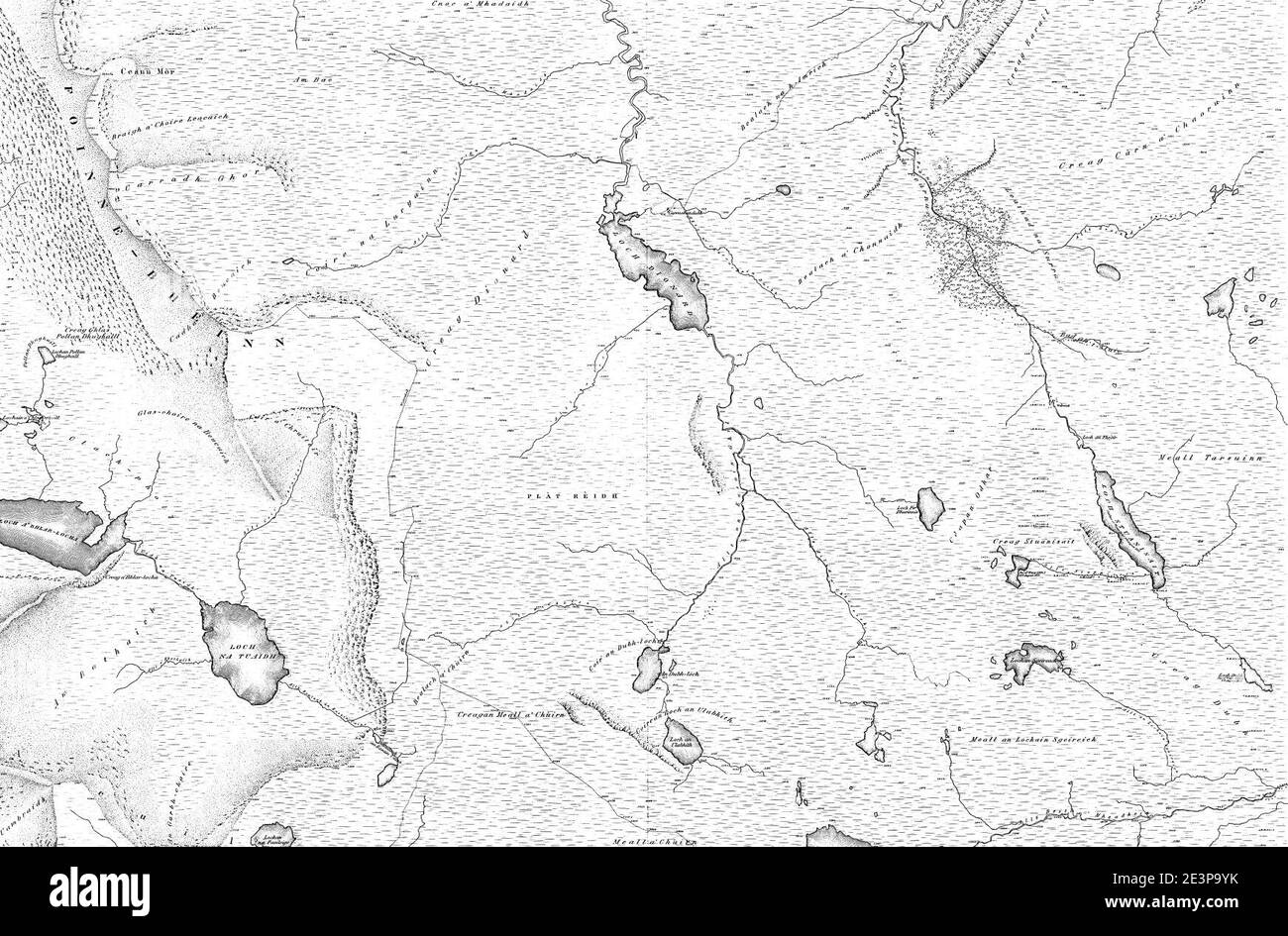 Map of Sutherland Sheet 032, Ordnance Survey, 1878-1881 Stock Photo - Alamy
