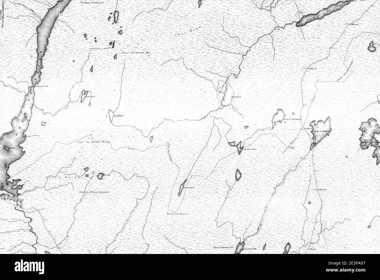 Map of Sutherland Sheet 043, Ordnance Survey, 1878-1881 Stock Photo - Alamy