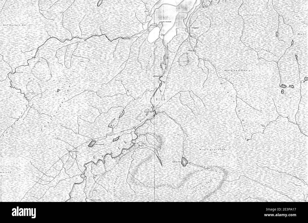 Map of Sutherland Sheet 014, Ordnance Survey, 1878-1881 Stock Photo - Alamy