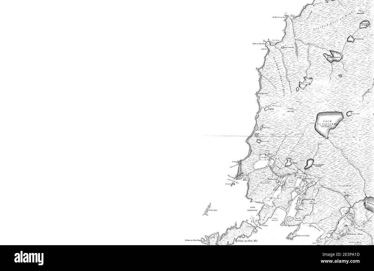 Sutherland map hi-res stock photography and images - Alamy