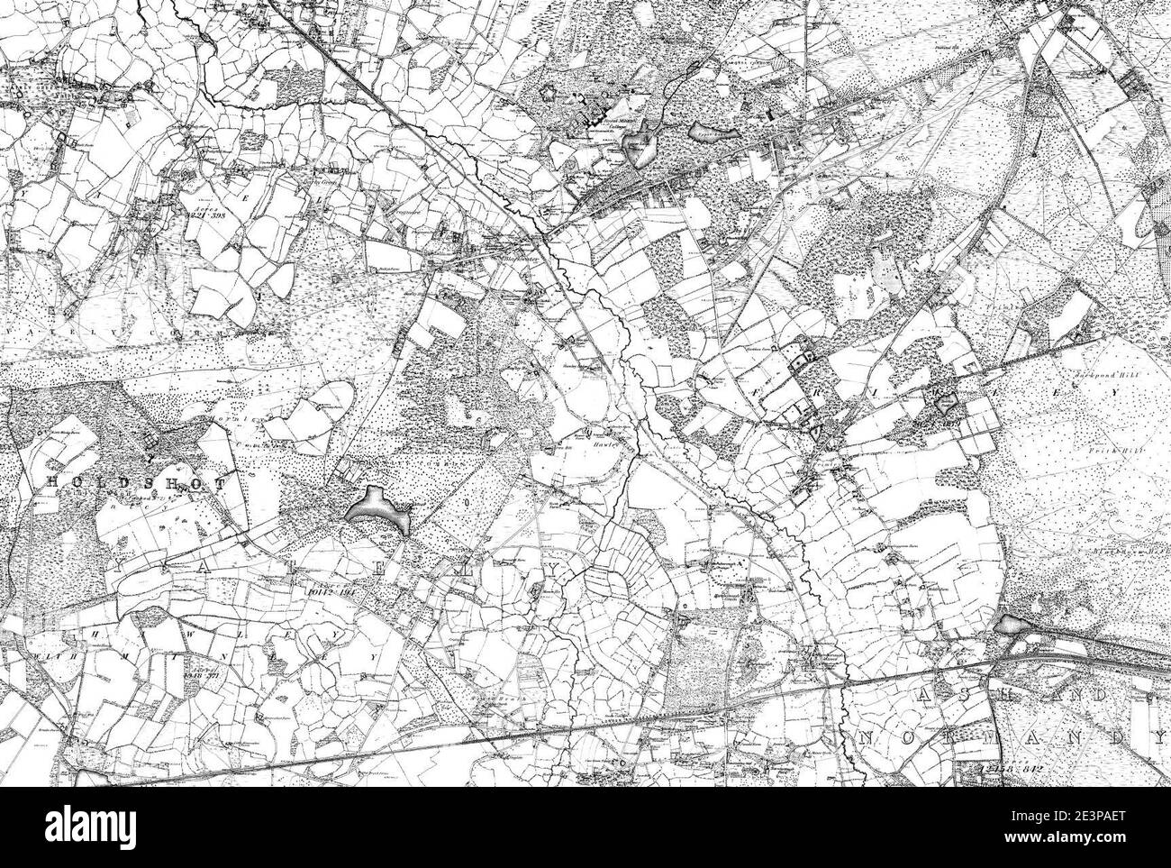 Surrey map Black and White Stock Photos & Images - Alamy