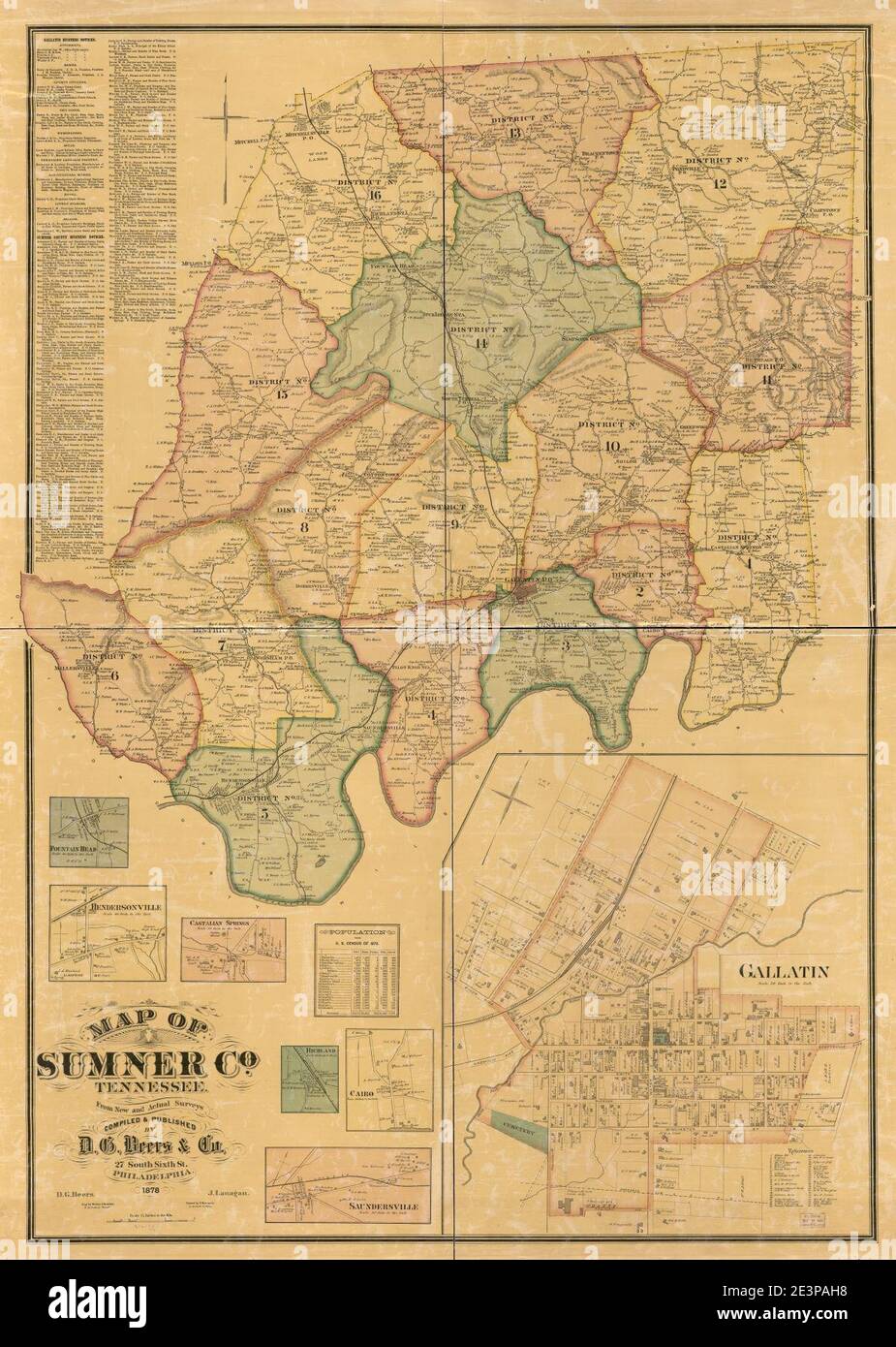 Map of sumner hi-res stock photography and images - Alamy