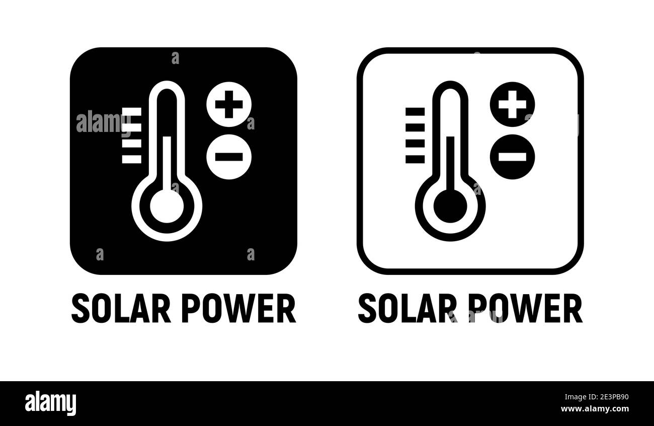 Solar energy power icon. Solar battery green power clean charge sun ...