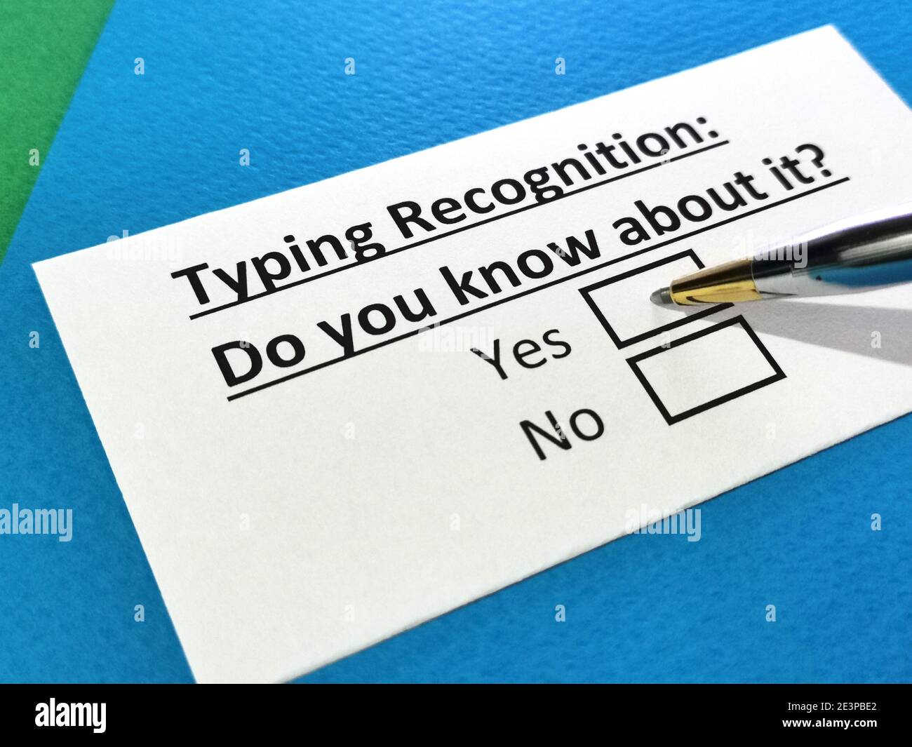 Answer typing hi-res stock photography and images - Alamy