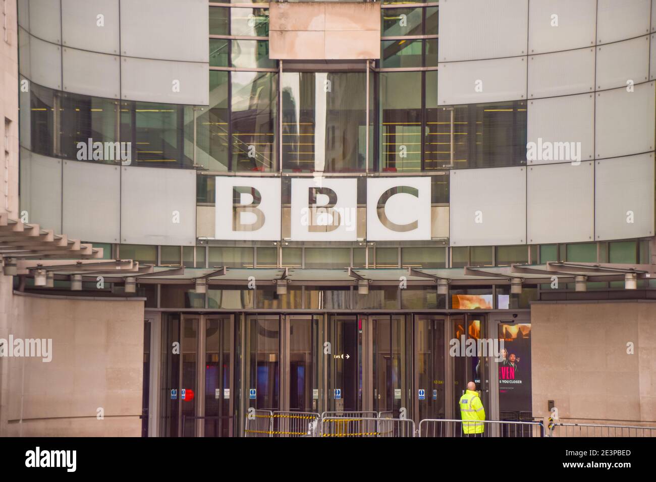Broadcasting House, BBC headquarters in Central London, exterior view ...