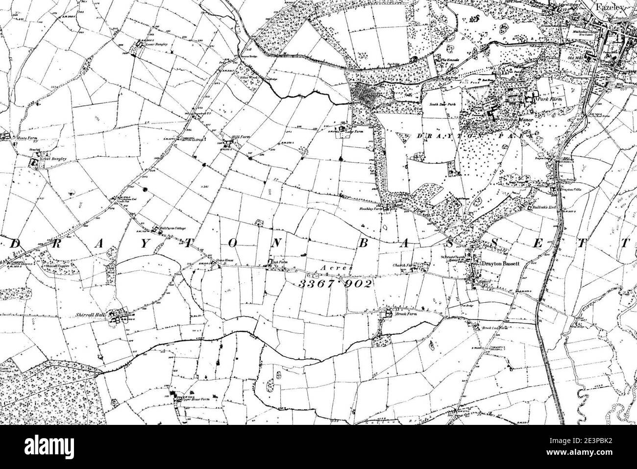 Map of Staffordshire OS Map name 065-NW, Ordnance Survey, 1883-1894 ...