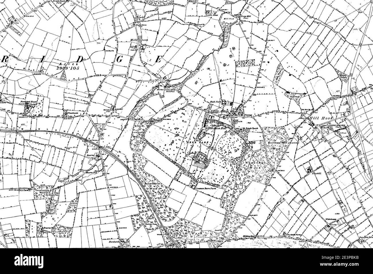 Map of Staffordshire OS Map name 064-NW, Ordnance Survey, 1883-1894 ...