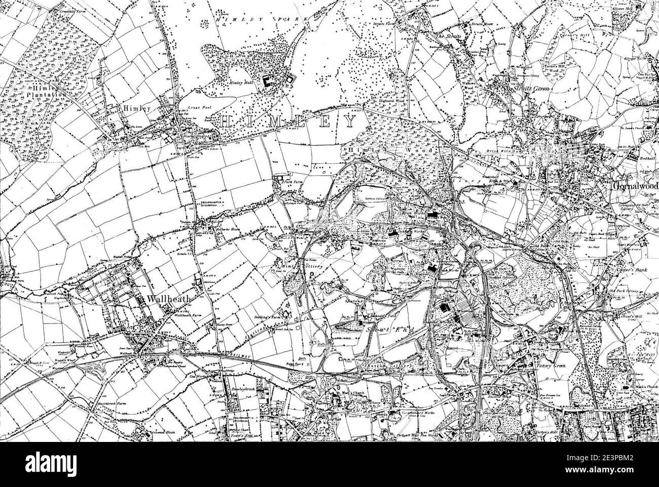 Map of Staffordshire OS Map name 067-SW, Ordnance Survey, 1883-1894 ...