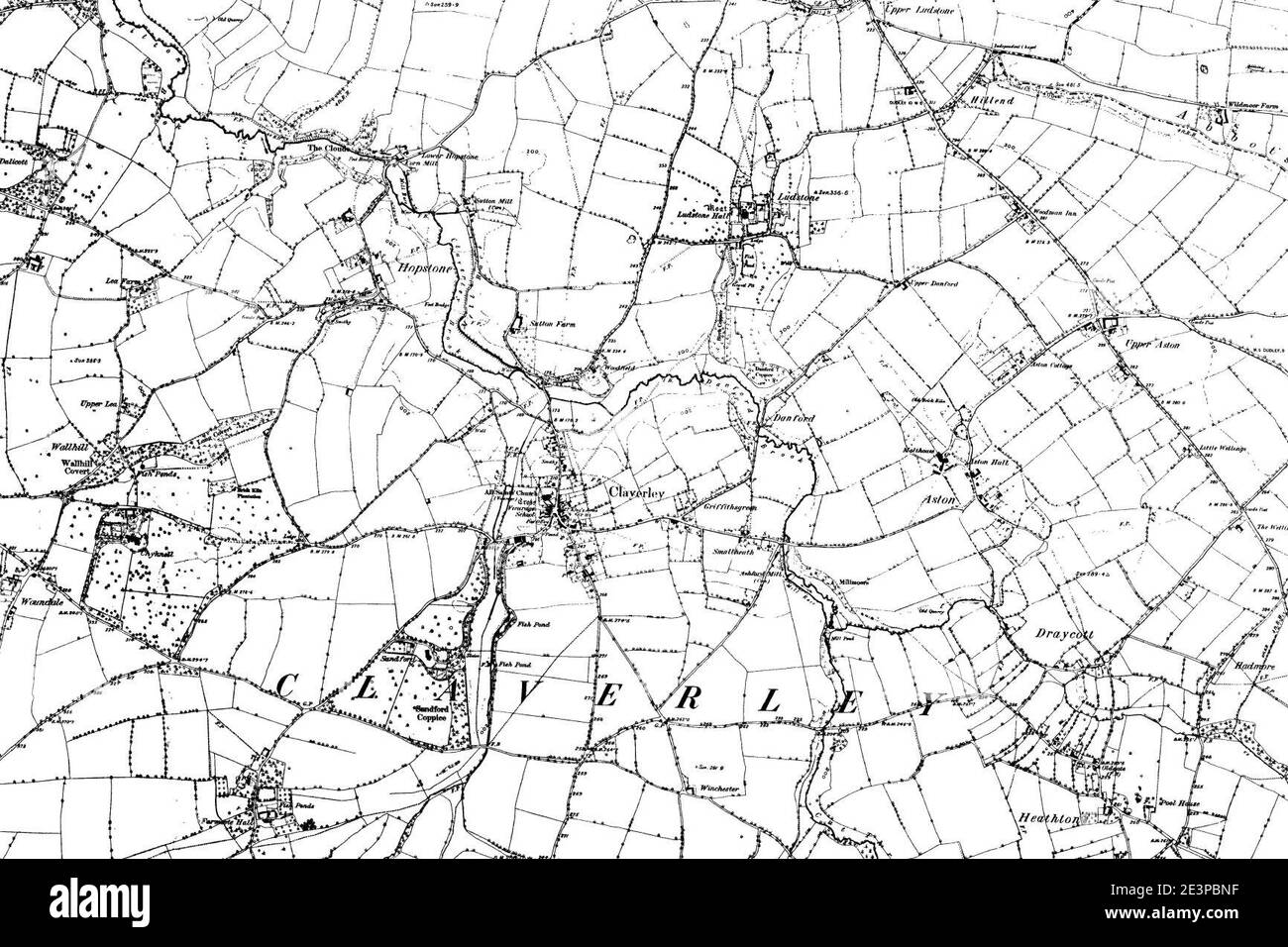 Map of Staffordshire OS Map name 066-NW, Ordnance Survey, 1883-1894 ...