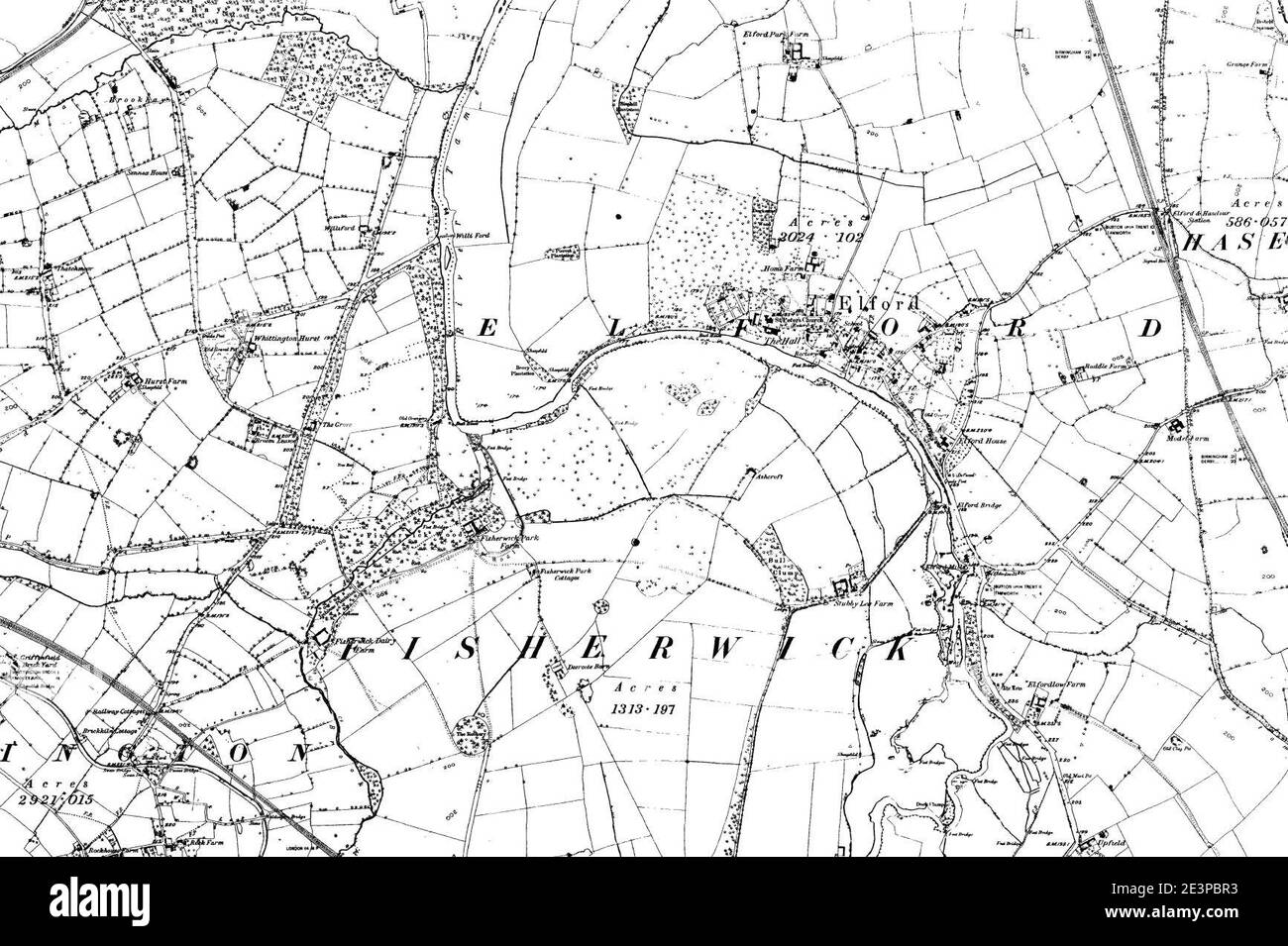 Map of Staffordshire OS Map name 053-SW, Ordnance Survey, 1883-1894 ...