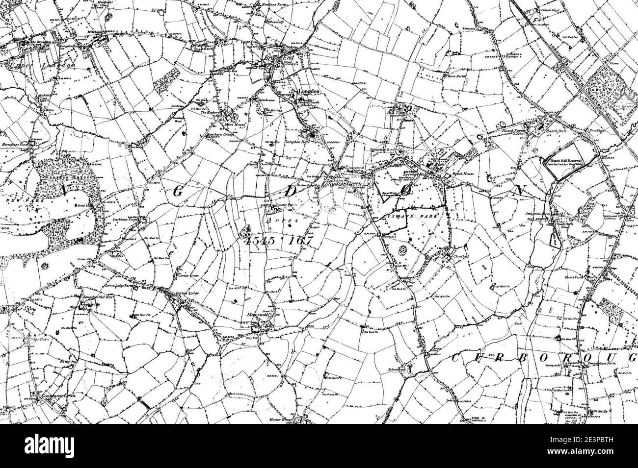 Map of Staffordshire OS Map name 052-NW, Ordnance Survey, 1883-1894 ...