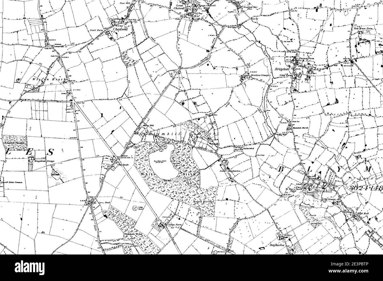 Map of Staffordshire OS Map name 049-NW, Ordnance Survey, 1883-1894 ...