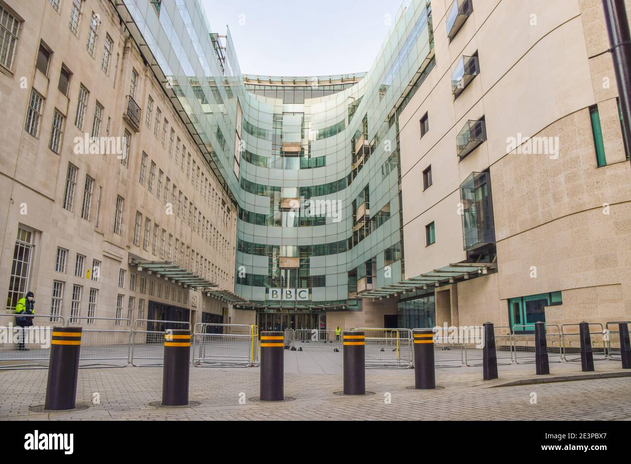 Broadcasting House, BBC headquarters in Central London, exterior view ...