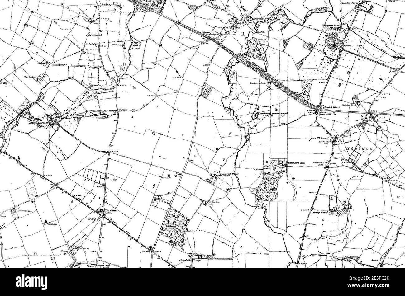 Map of Staffordshire OS Map name 035-NE, Ordnance Survey, 1883-1894 ...