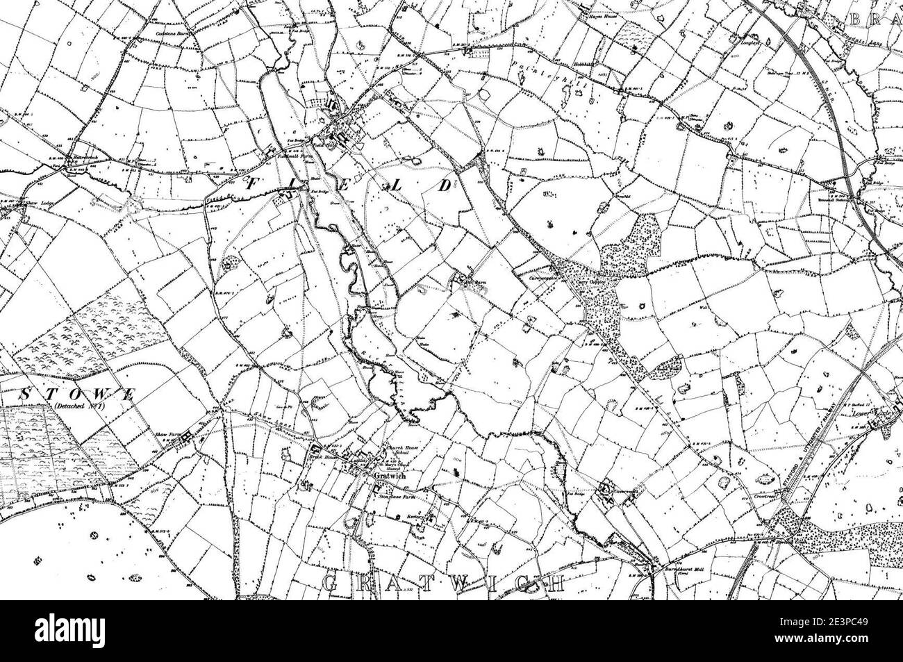 Map of Staffordshire OS Map name 031-NE, Ordnance Survey, 1883-1894 ...
