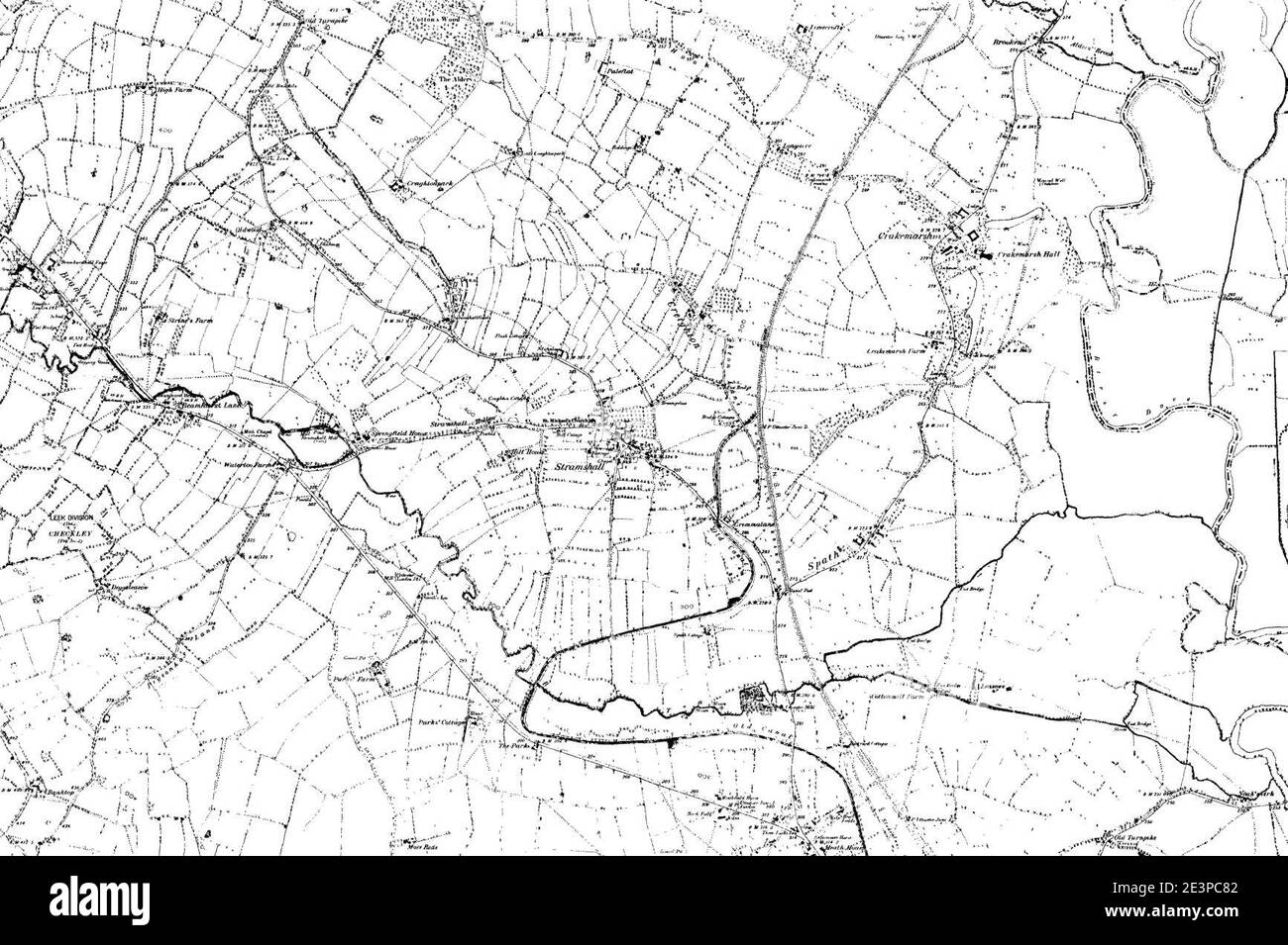 Map of Staffordshire OS Map name 026-SW, Ordnance Survey, 1883-1894 ...