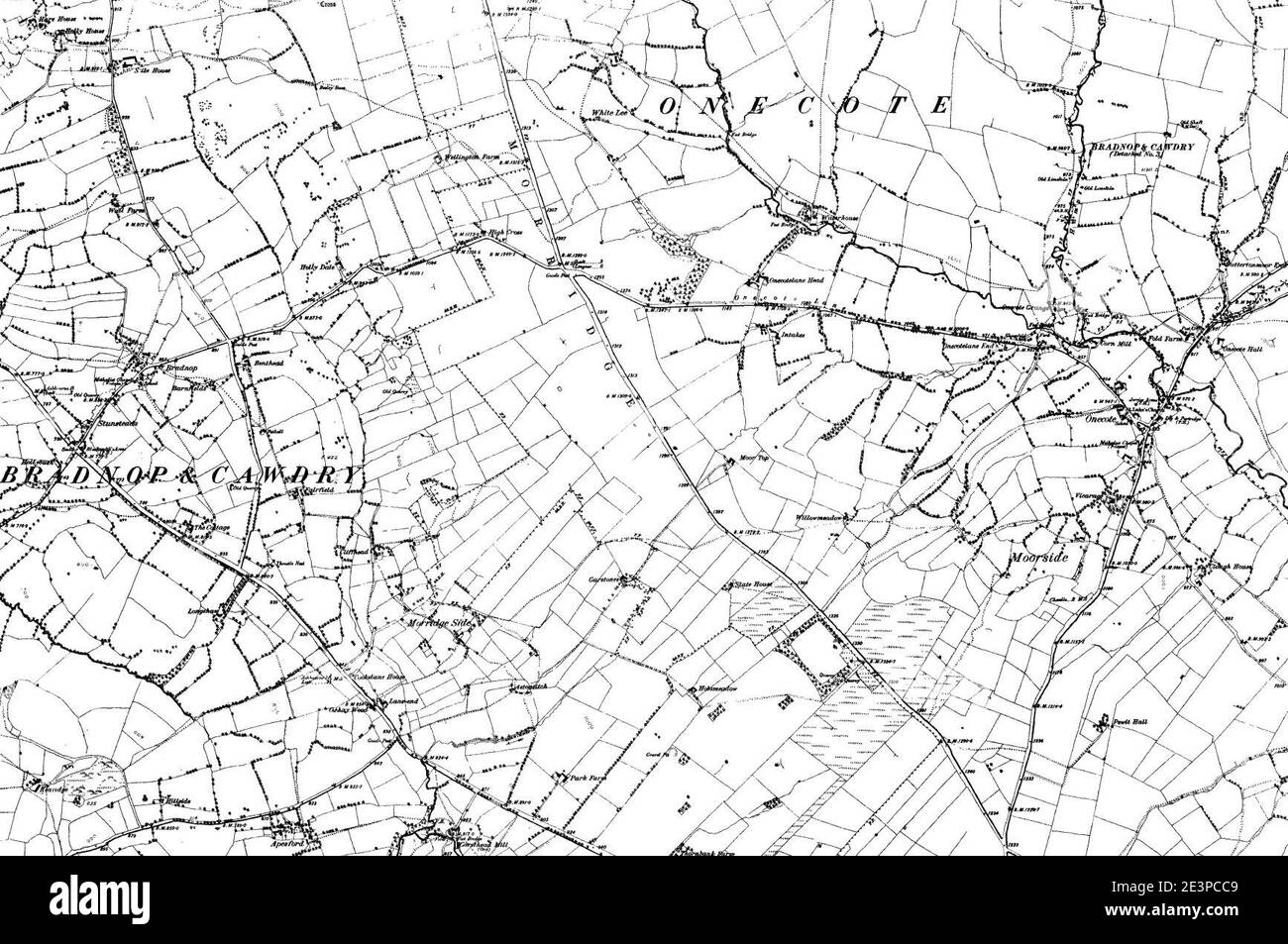Map of Staffordshire OS Map name 008-SE, Ordnance Survey, 1883-1894 ...