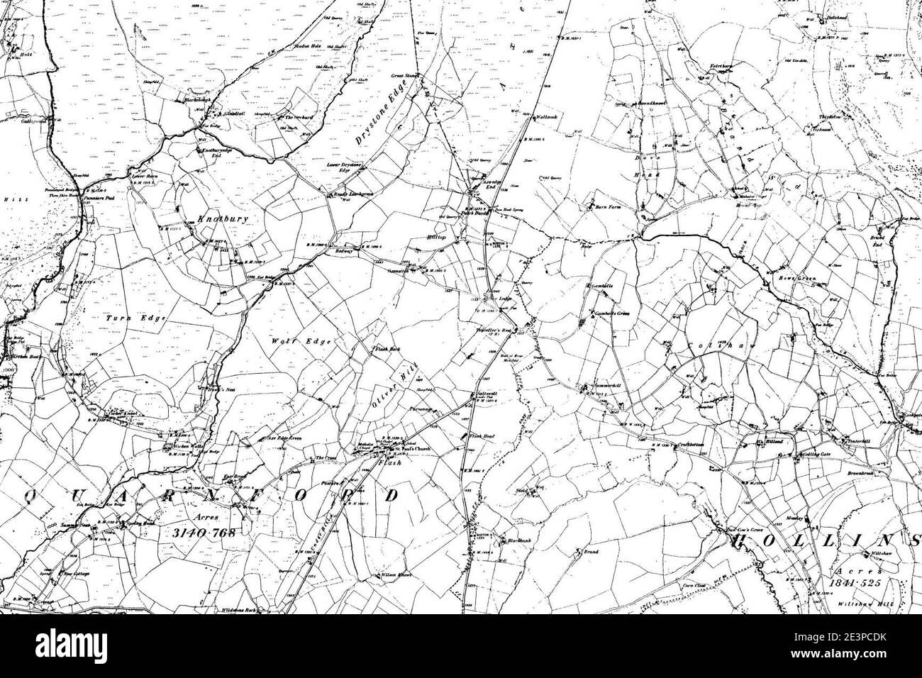 Map of Staffordshire OS Map name 001-SE, Ordnance Survey, 1883-1894 ...