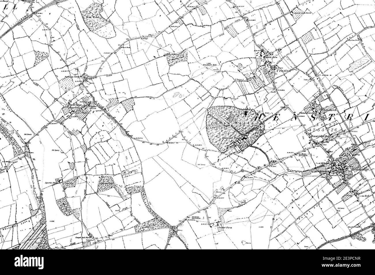 Map of Somerset OS Map name 084-NE, Ordnance Survey, 1884-1894 Stock ...