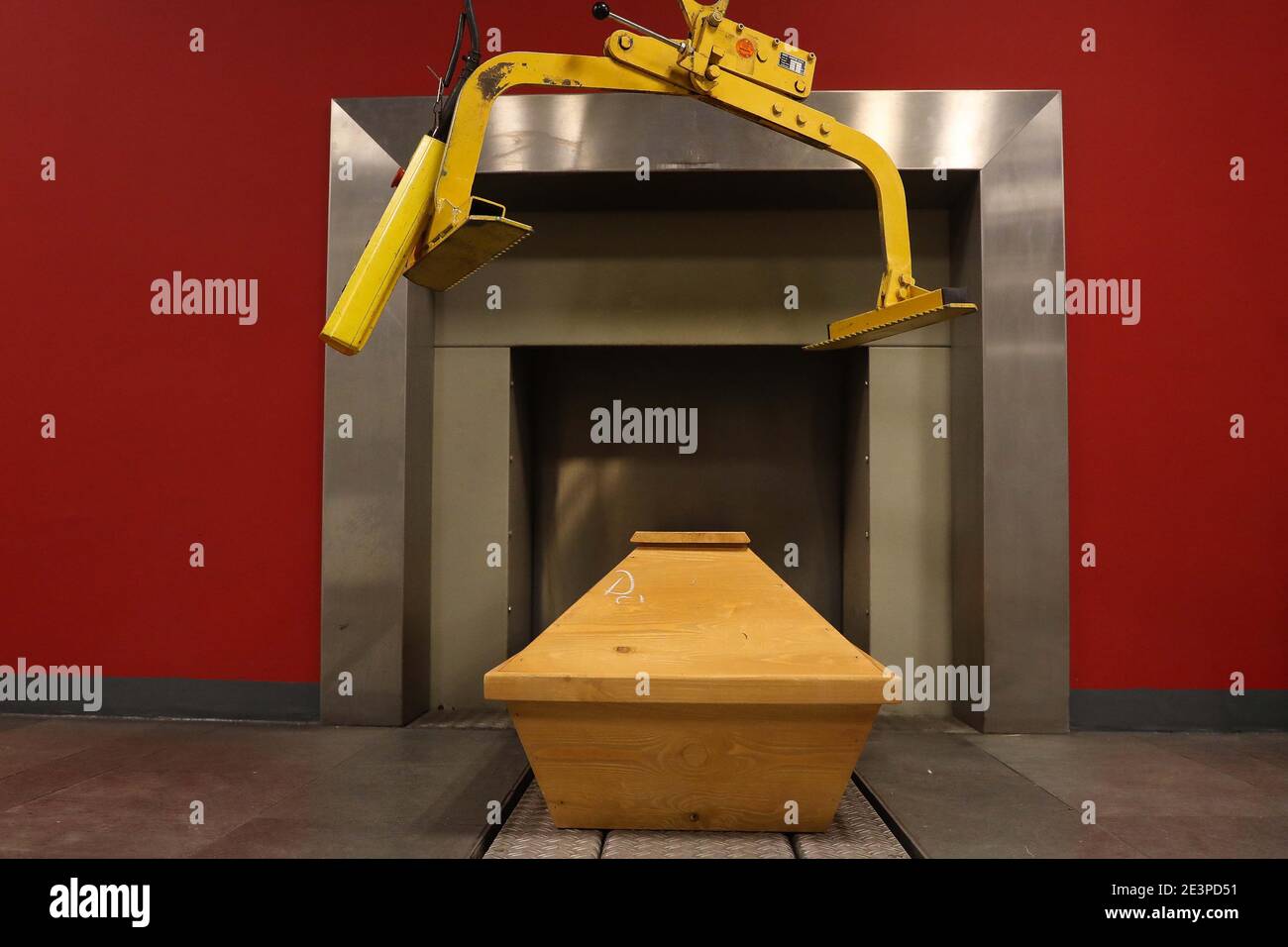 Coffin stands hi-res stock photography and images - Alamy