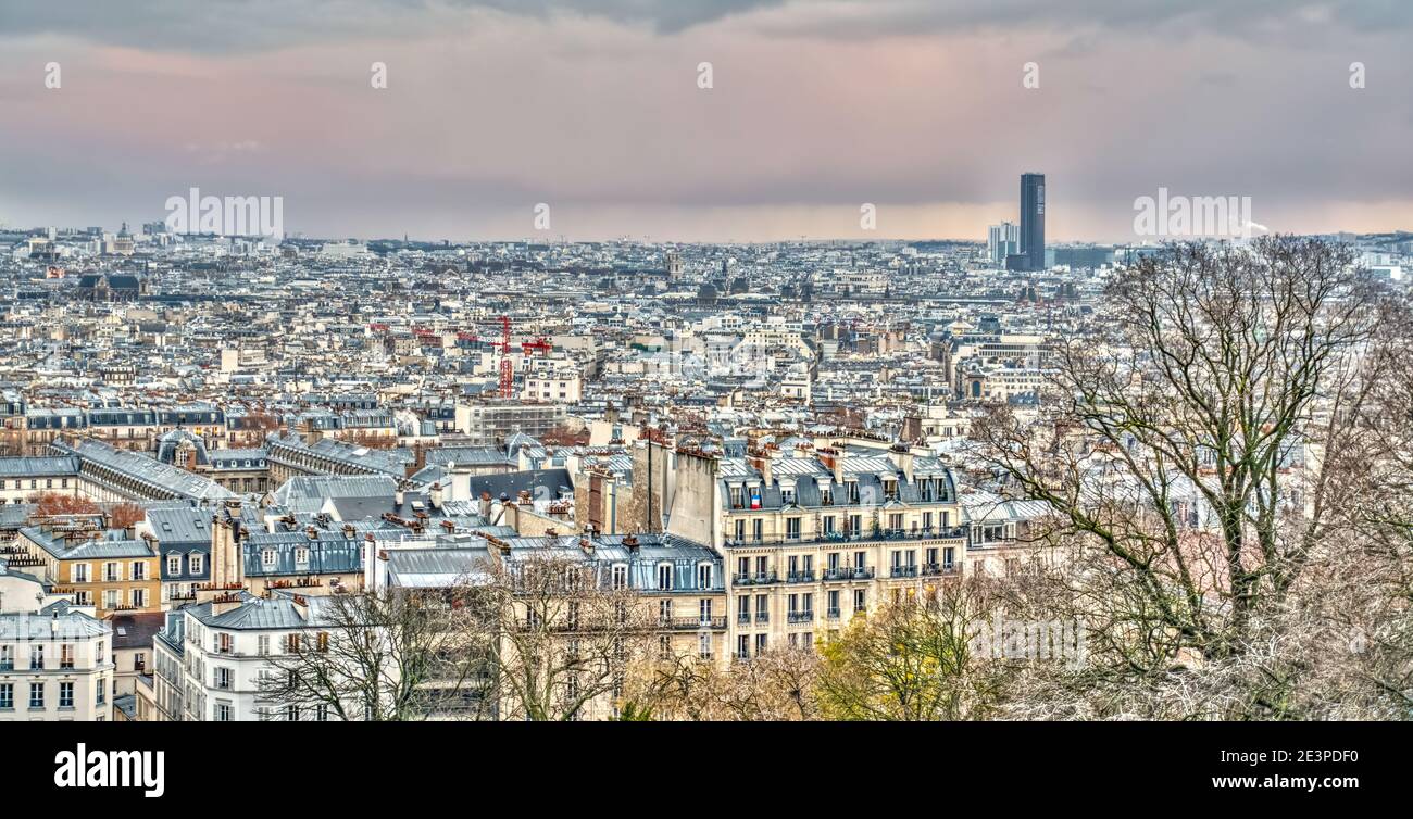 Paris Cityscape, HDR Image Stock Photo - Alamy