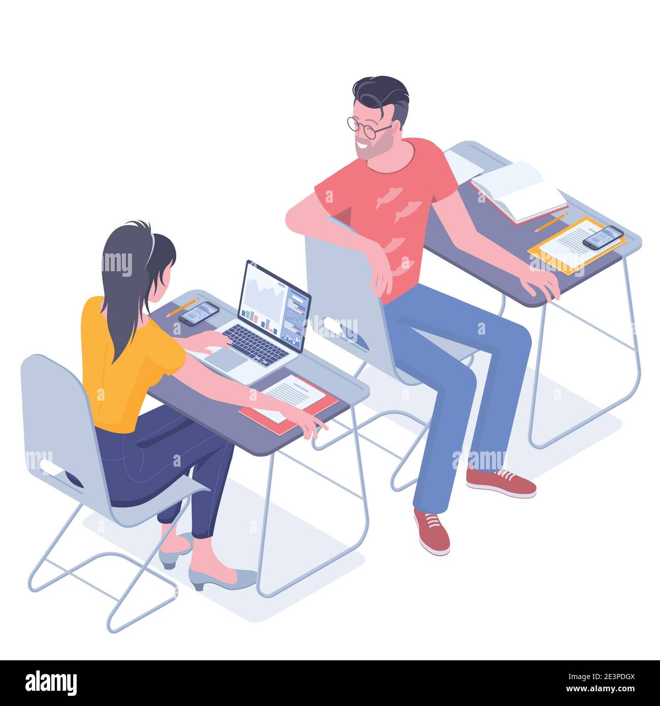 Isometric education concept Stock Vector Image & Art - Alamy