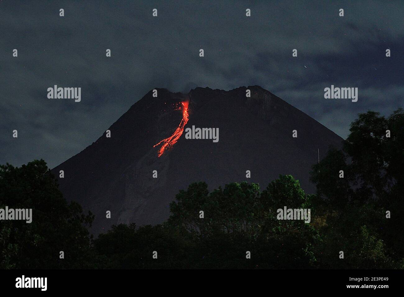 Crater of mount merapi hi-res stock photography and images - Alamy