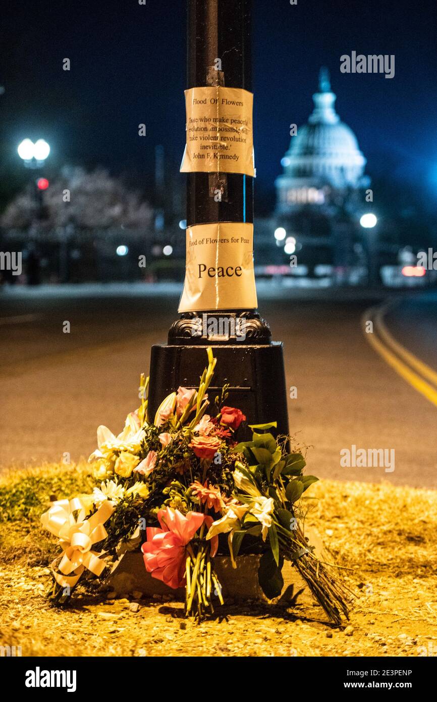 WASHINGTON D.C., JANUARY 19- A general view of the Capitol Building ...