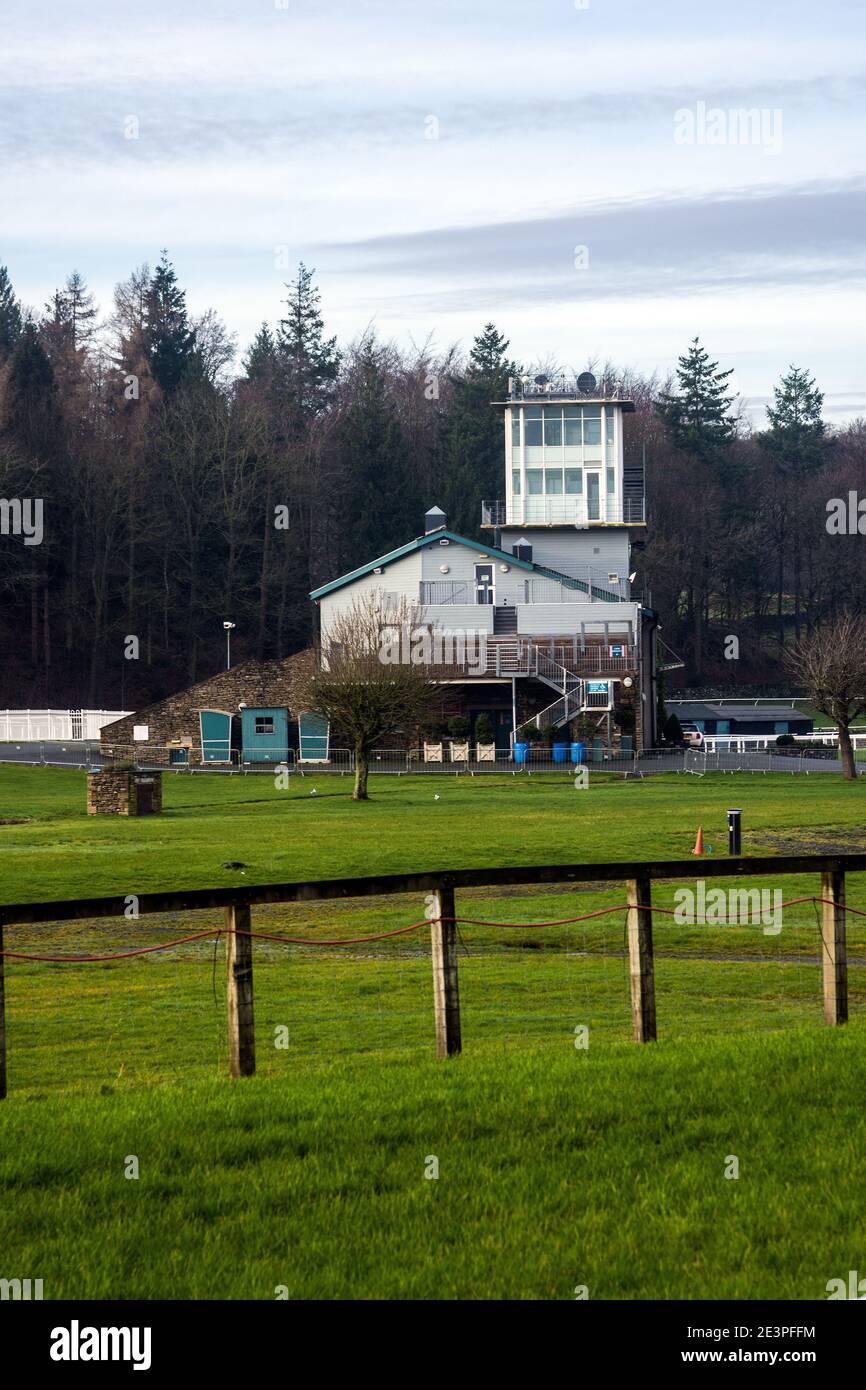 Part of Cartmel Racecourse, Cumbria, UK Stock Photo - Alamy